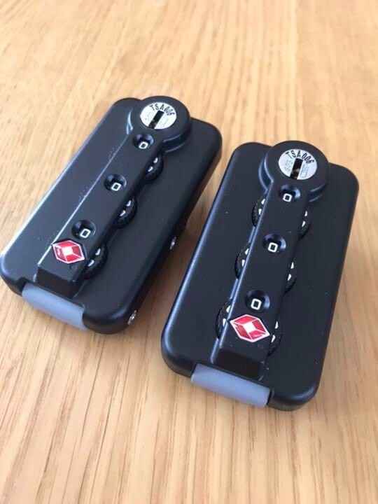 Rimowa Genuine Parts TSA006 Luggage Suitcase Dial Lock Set of 2 Black ...