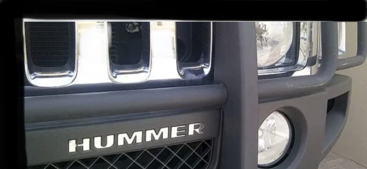 Colored Hummer H3 Grill