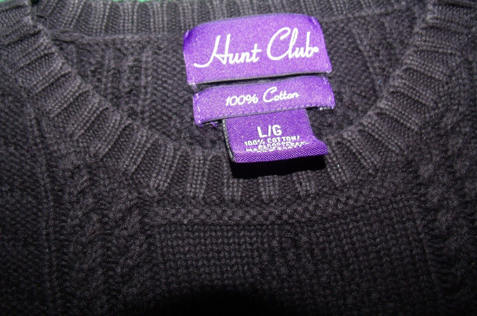Men's Hunt Club 100% Cotton sweater size L to XL | eBay