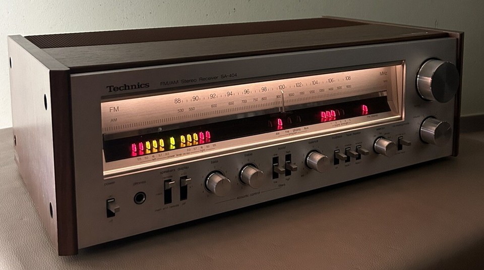 TECHNICS SA 404 STEREO RECEIVER NICE | eBay