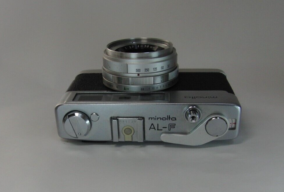 Vintage Minolta AL-F Rangefinder Film Camera with ROKKOR 1:27 38mm From ...
