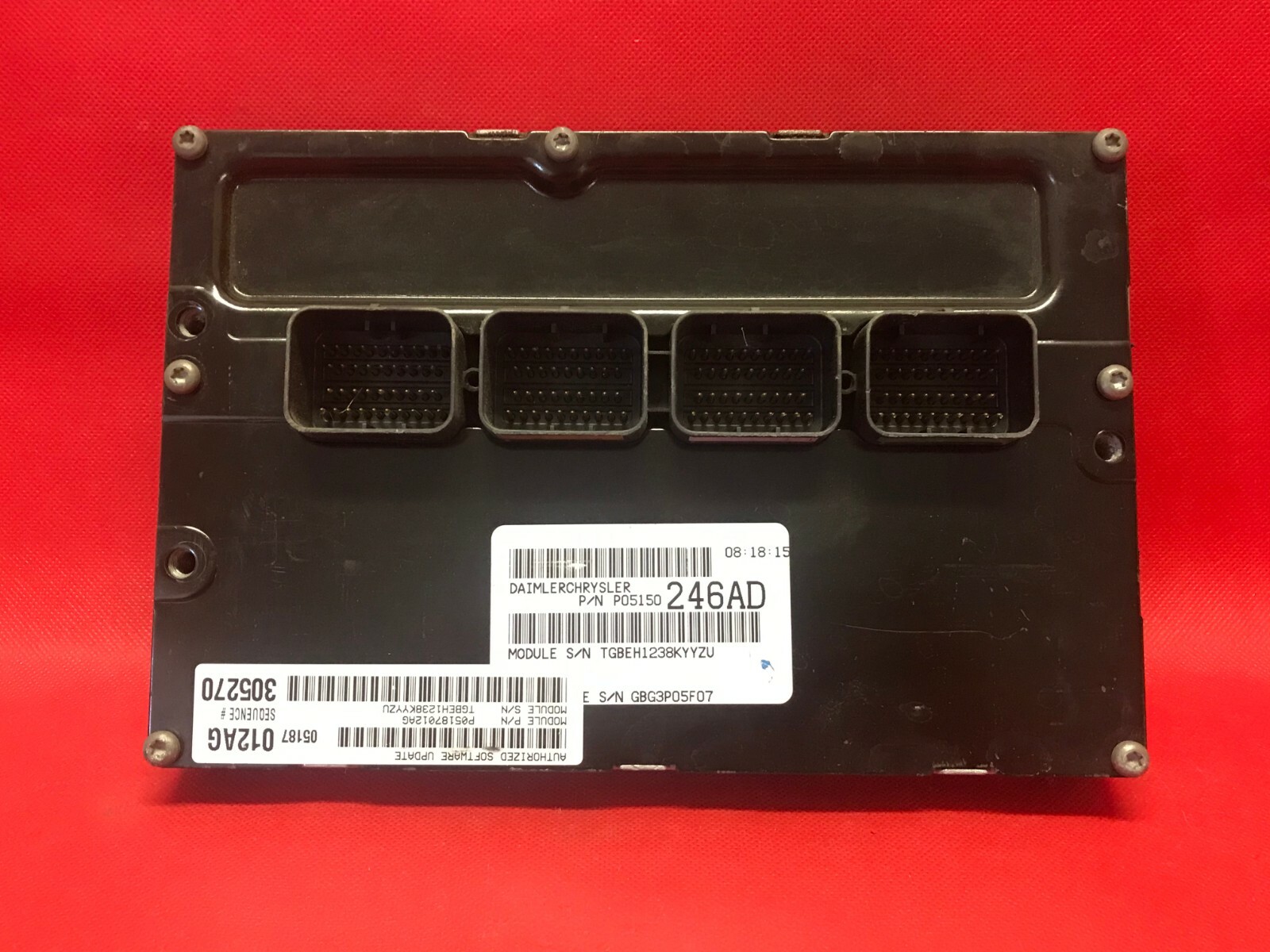 PROGRAMMED PLUG & PLAY 08 CHRYSLER 300 CHARGER ECM ECU MODULE PCM 2.7 ...