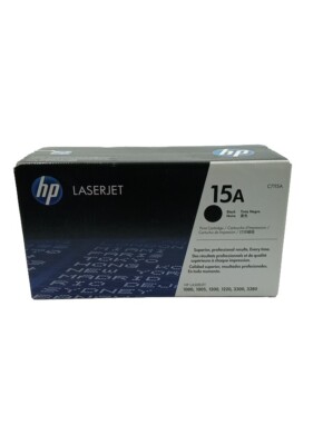 HP 15A (C7115A) Black Genuine/Original LaserJet 725184518454 | eBay