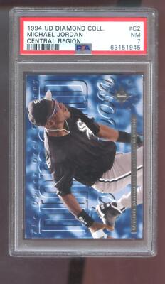 1994 Upper Deck Diamond Collection Central Region #C2 Michael Jordan ...