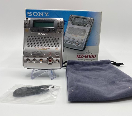 Vintage Open-Box Sony 40430130 Stereo MiniDisc Business Recorder (MZ ...