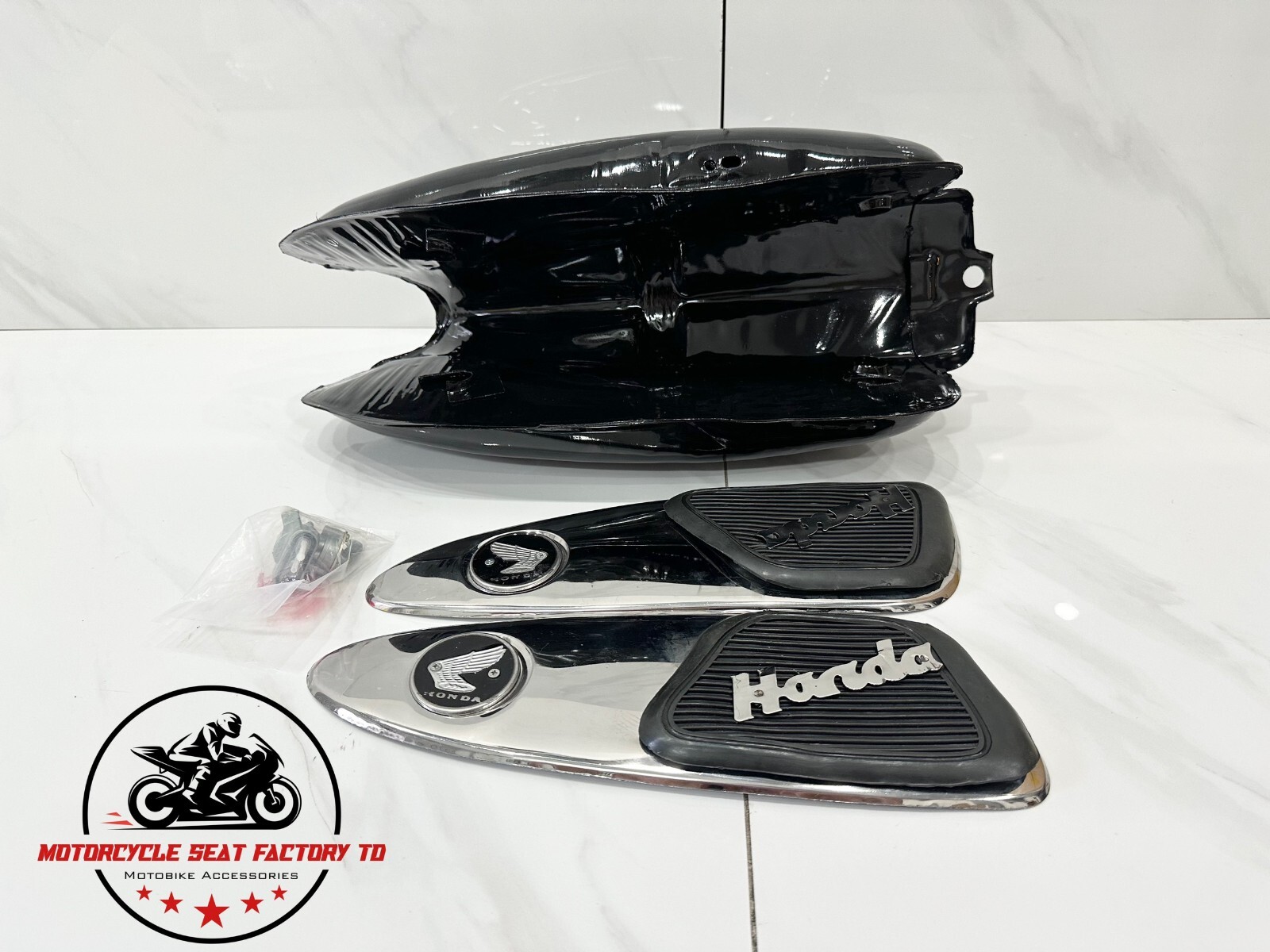 66-67 Honda SS50 Fuel Gas Tank. 71-72 SS50E In Black Primer SS50V CD50 ...