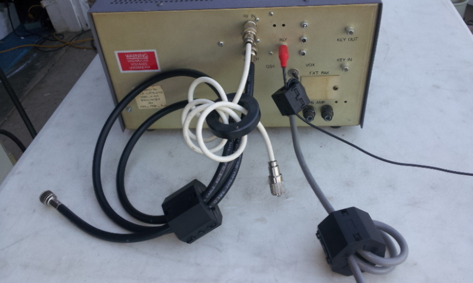 HF Linear Amplifier RFI Kit - Kenwood 922/A - 4 Filters for RF In/Out ...