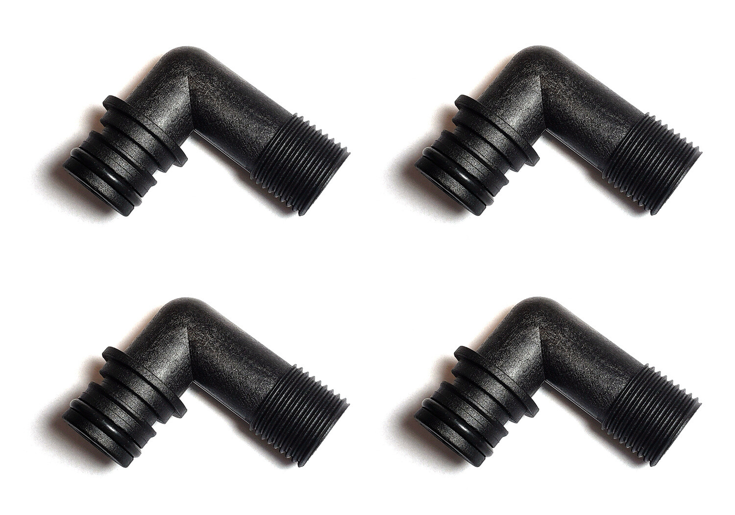 Quad Port Fittings for FLOWJET Quad Water Pumps (1/2" Male QEST. - 90 ...