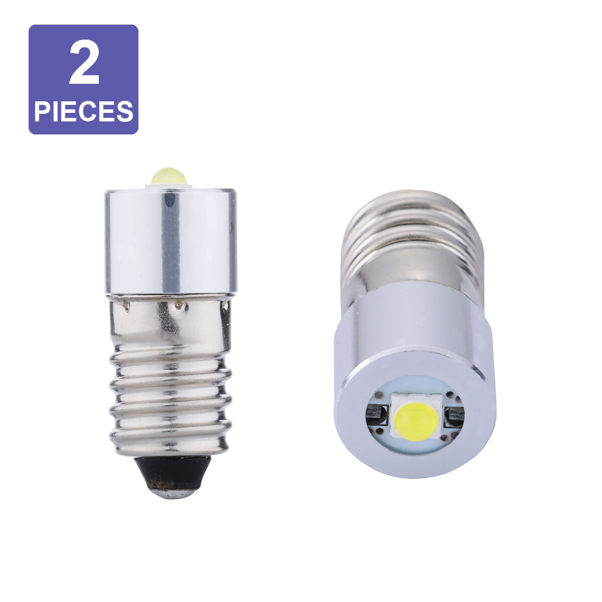 LED Upgraded Bulbs For Torch Flashlight P13.5S PR2 E10 3V 4.5V 6V 2/3/4 ...