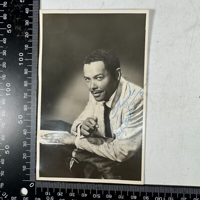 Billy Eckstine American Jazz Pop Singer Autograph Signed Photo | eBay