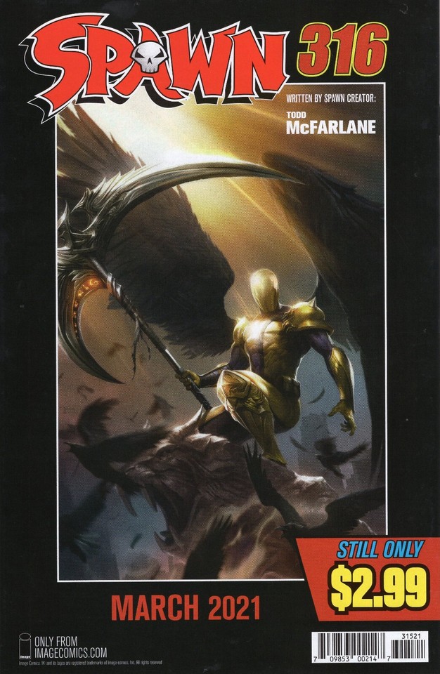 Spawn #315. Greg Capullo Todd McFarlane Cover. Image Comics. | eBay