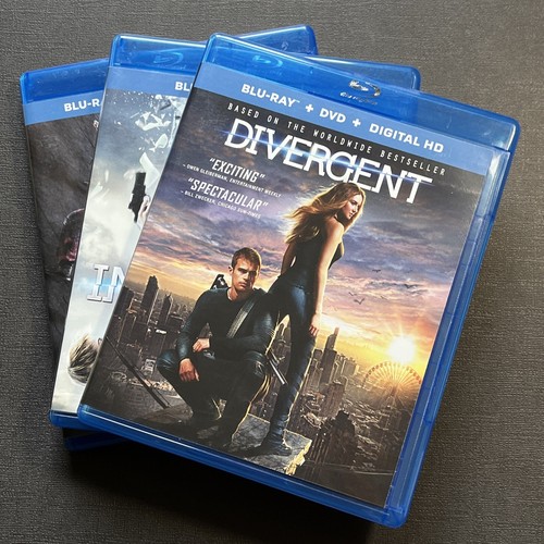 Divergent, Insurgent, Allegiant Movie Trilogy (Blu-Rays DVD) | eBay