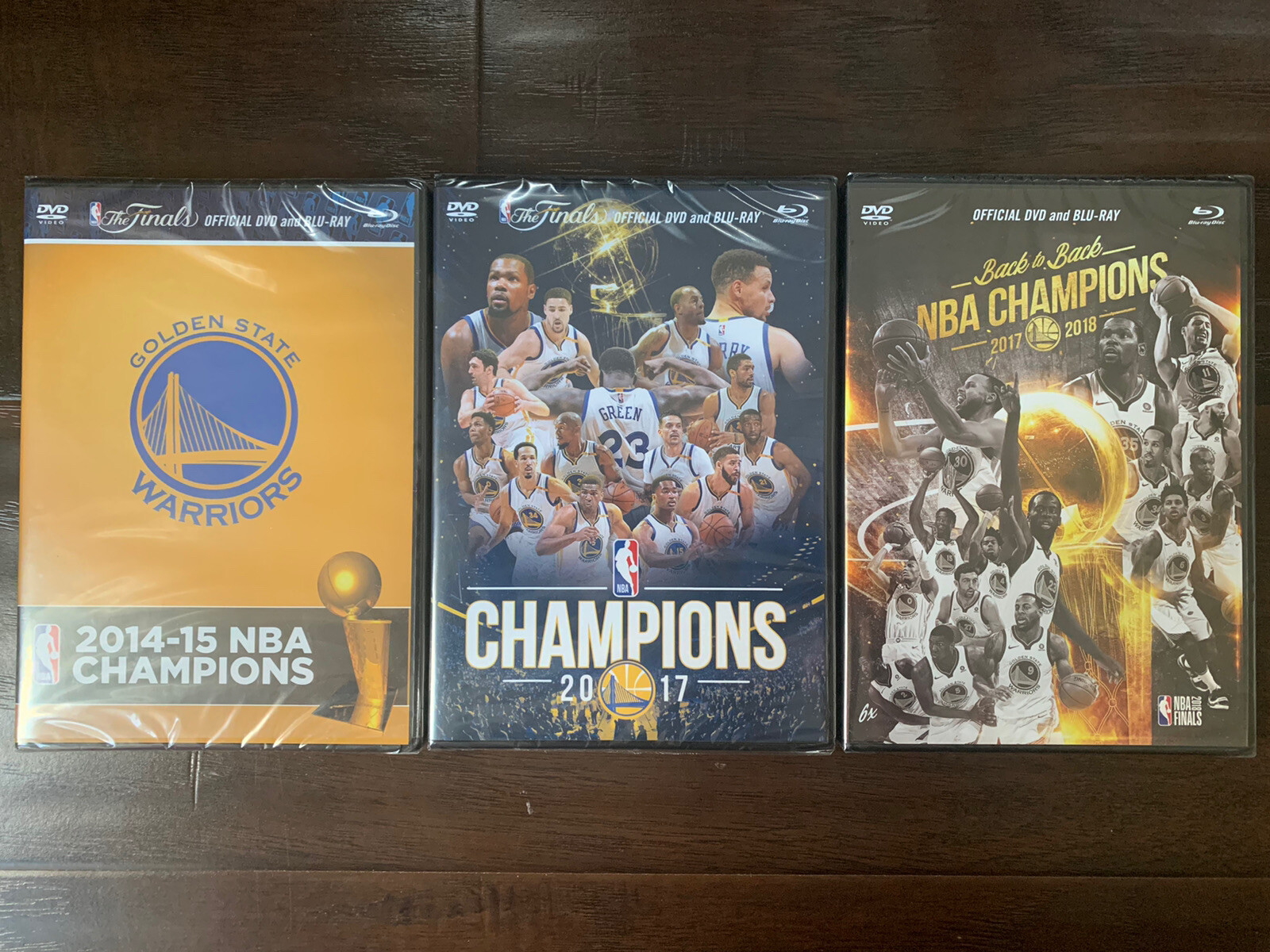 2015 2017 2018 STEPH CURRY NBA FINALS CHAMPIONS BLURAY DVD GOLDEN STATE ...