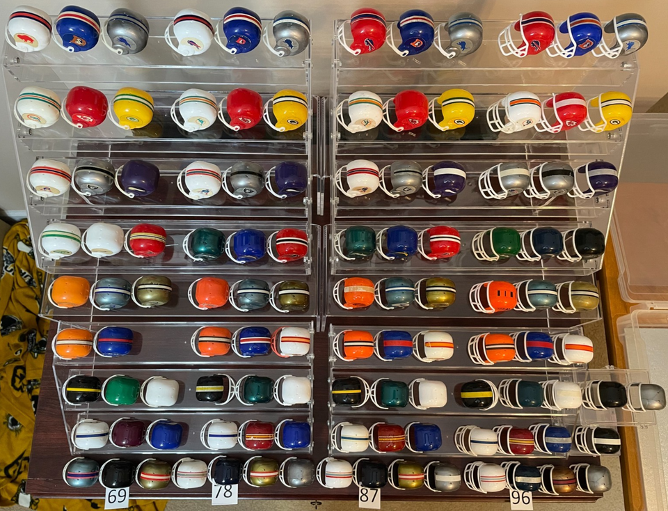36 Complete Sets of NFL OPI Gumball Helmets Original Vintage 1965-2000 ...