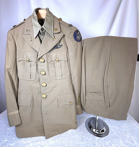 WWII US ARMY SUMMER OFFICER’S UNIFORM SET – 5TH AIR FORCE – NAMED ...