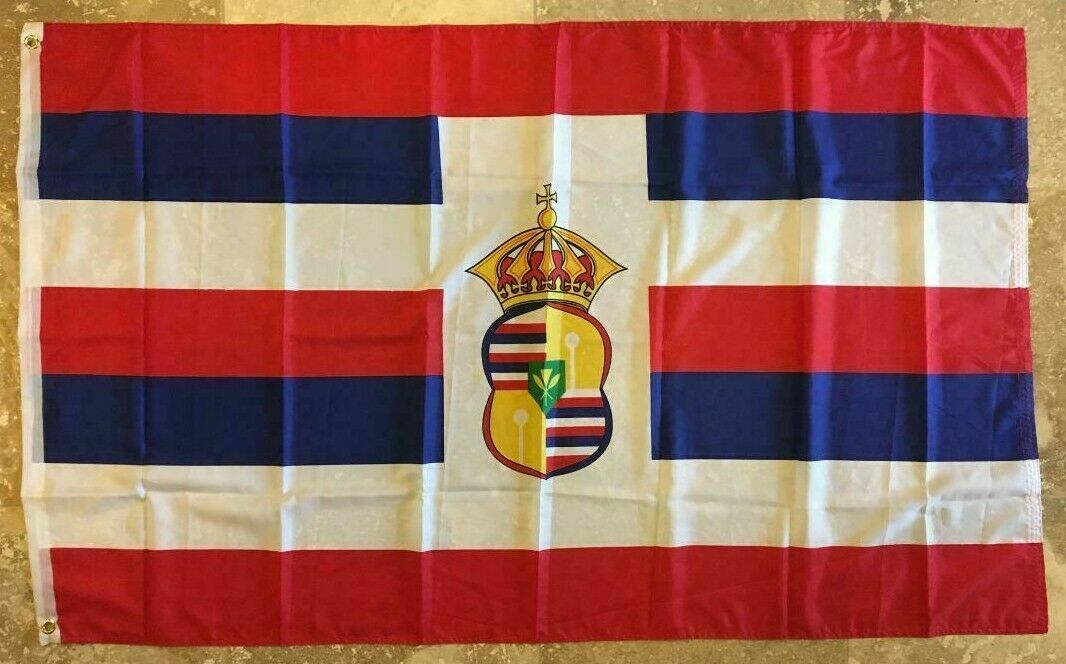The Royal Standard Of King Kanaka Kalakaua Flag 3' x 5' Hawaii KINGDOM ...