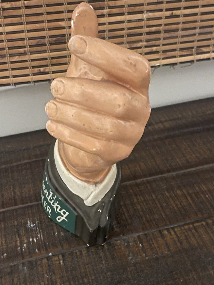 VINTAGE SCHOENLING BEER ADVERTISING DISPLAY CHALKWARE | eBay