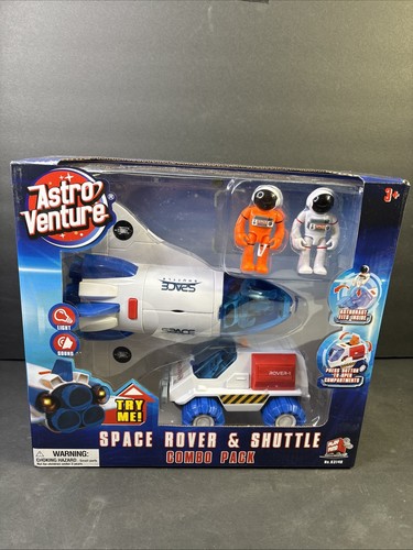 Astro Venture Space Shuttle Toy with 2 Astronauts, Mechanical Arm and ...