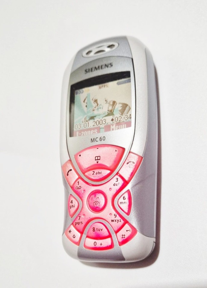 Siemens MC60 (EE) Retro Mobile Phone Titanium In Very Good Condition ...
