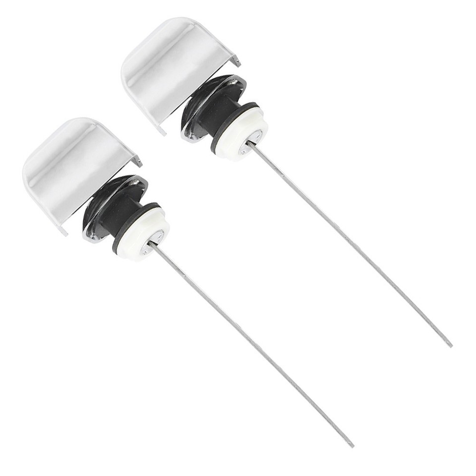 2 Pcs Toilet Water Tank Flush Button Side Mount Handle Plastic | eBay ...