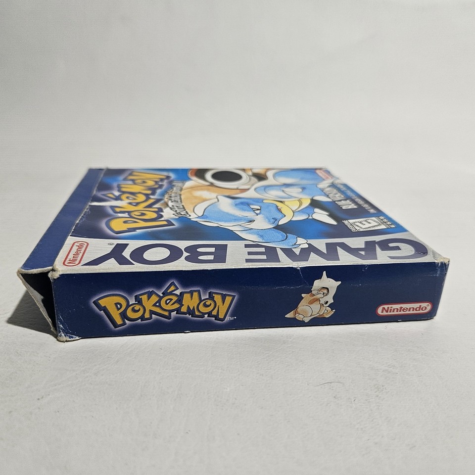 Pokemon Blue Version (Nintendo Game Boy, 1998) Authentic In Original ...