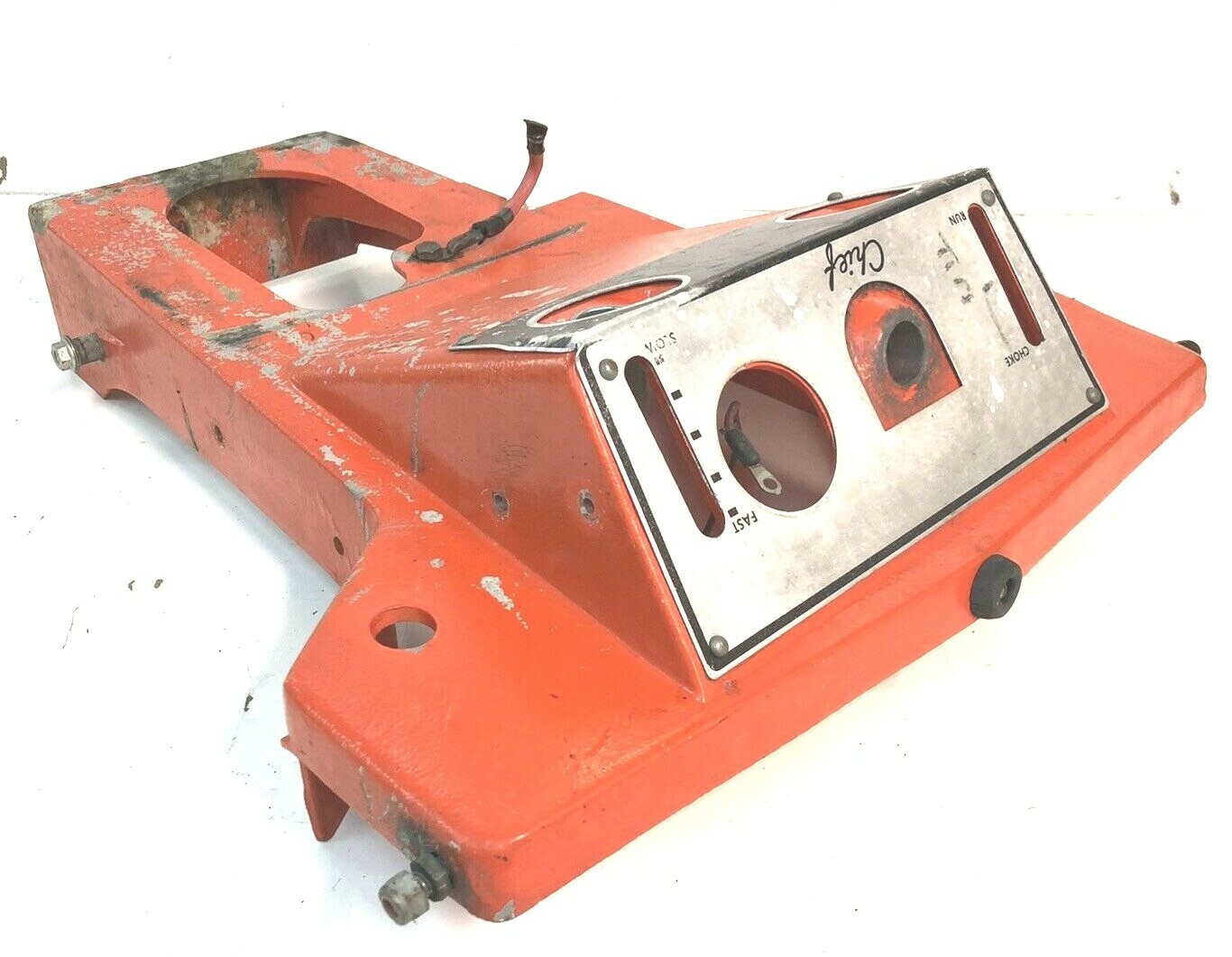 Aluminum Dash Panel Assembly from a 1967 Jacobsen Chief 1200 12hp ...