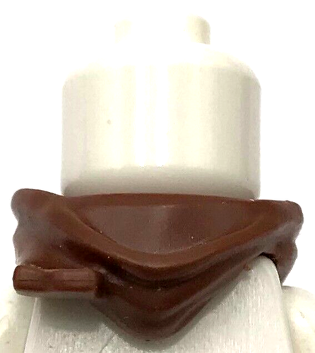 Lego New Reddish Brown Minifigure Scarf Short Wrapped Piece | eBay