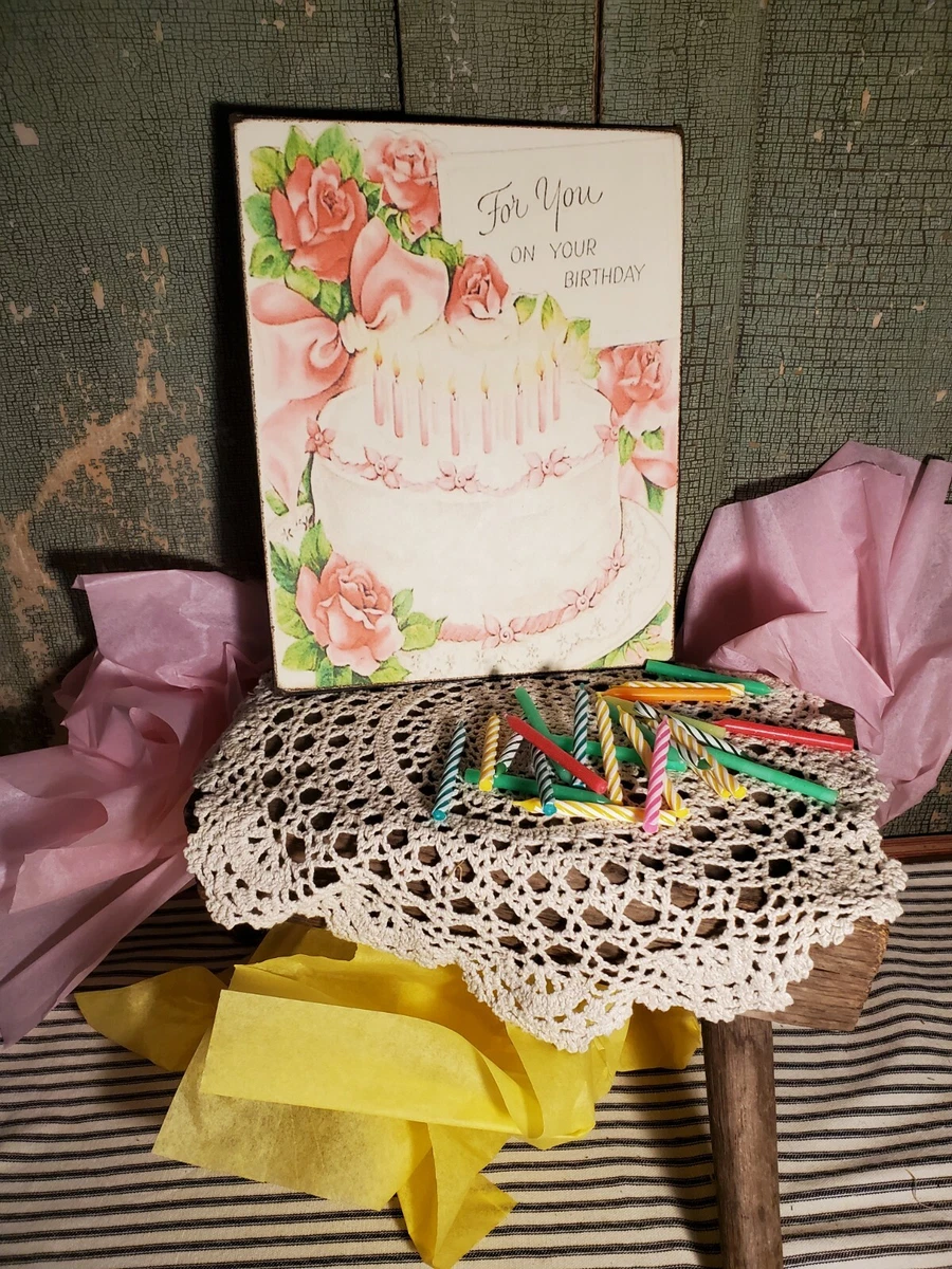 Primitive Candles Cake