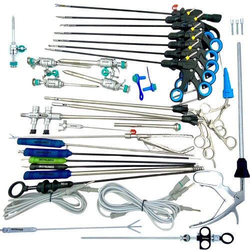 Laparoscopic Surgery Set Laparoscopy Endoscopy Surgical SS Instruments ...