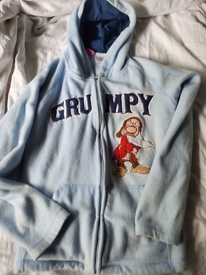Disney Grumpy Full Zip Jacket Size Small Pockets, Snow White | eBay
