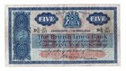 The BRITISH LINEN BANK £5 note, issued 1st Oct 1949, prefix Q/8. | eBay UK
