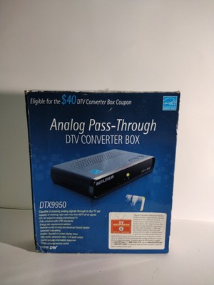Digital Stream Nhens Analog Pass-Through DTV Converter Box DTX9950 | eBay