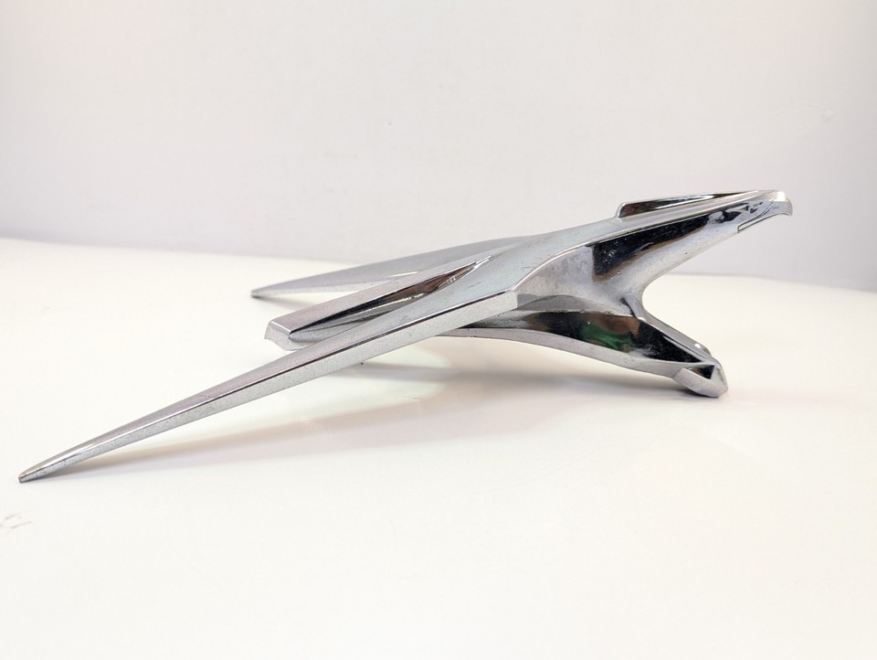 Vintage 1955 Chrysler Mopar Flying Bird Newport Hood Ornament | eBay