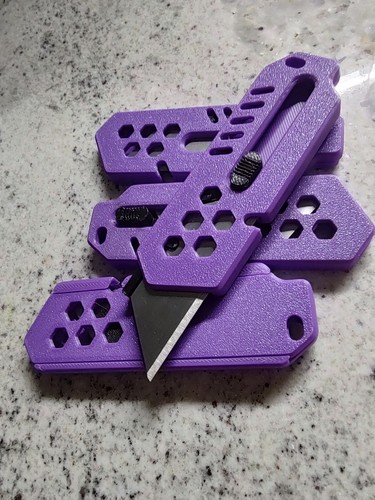 3-D Printed Retractable Box Cutter, Utility Knife, Razor Knife. | eBay