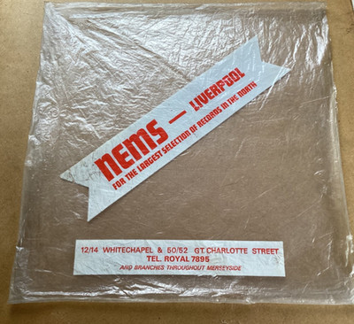 NEMS LP RECORD BAG Brian Epstein THE BEATLES NEMS LIVERPOOL circa 1963 ...