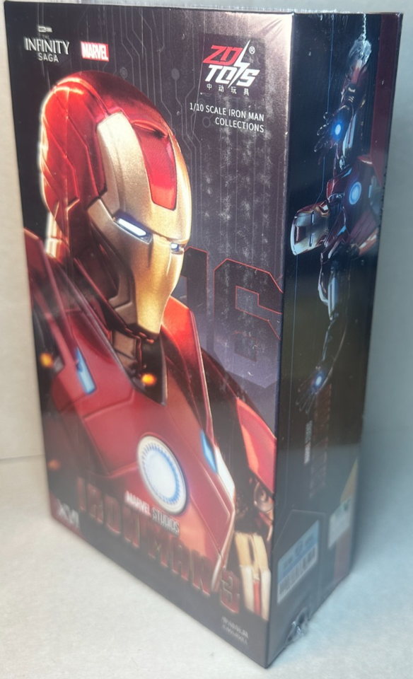 ZD Toys Marvel Infinity Saga Iron Man 3 Mark 16 Suit XVI Action Figure ...