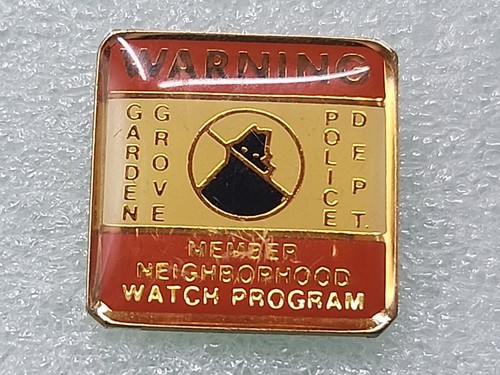 VTG Garden Grove Orange County California Police Neighborhood Watch ...
