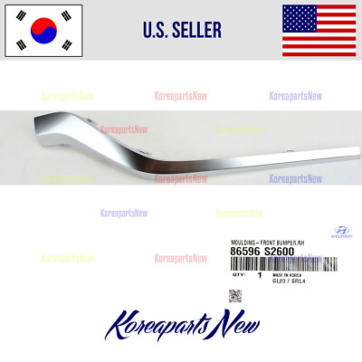 FRONT Bumper LOWER Molding Right PASSENGER Side ⭐OEM⭐ Hyundai Santa Fe ...