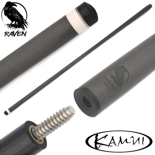 RAVEN Carbon Fiber Pool Cue - Shaft Only (12.4mm, 29") 3/8-10, Kamui ...
