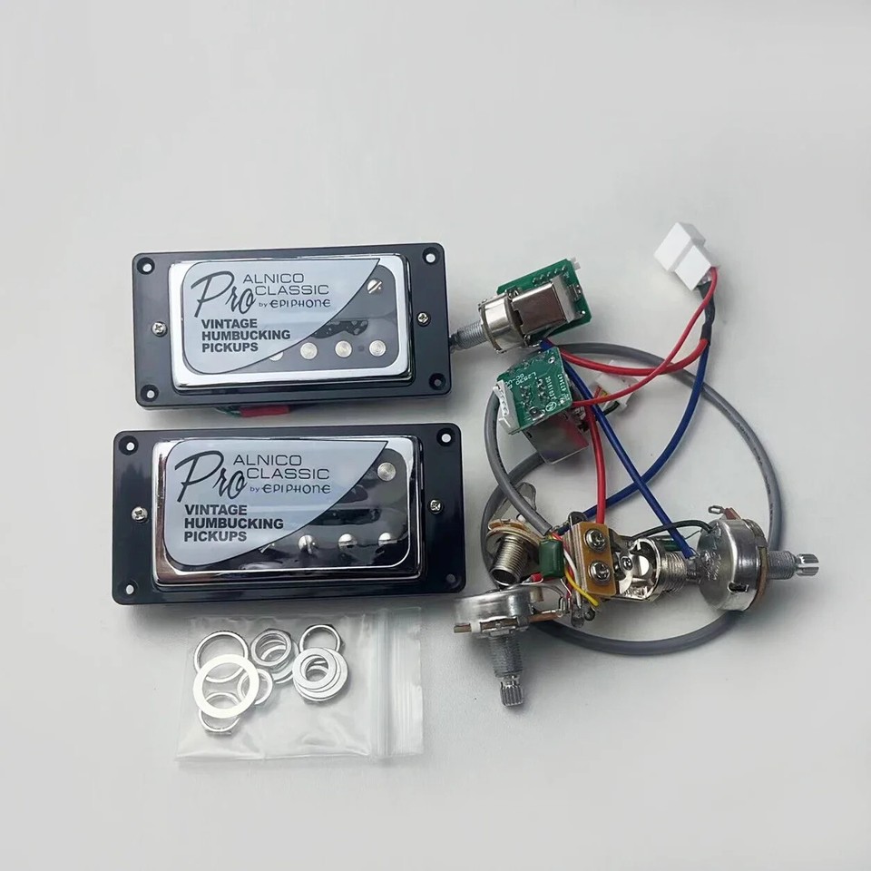 Epip LP Classic Alnico Bucker PRO Humbucker Pickup, 2v2t Push-Pull ...