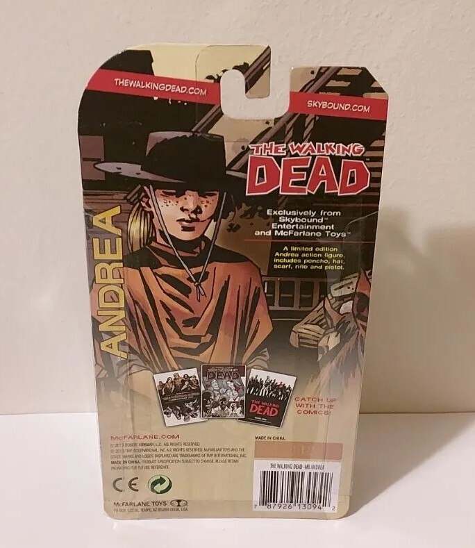 The Walking Dead Andrea Figure Color Version Skybound Exclusive Limited ...