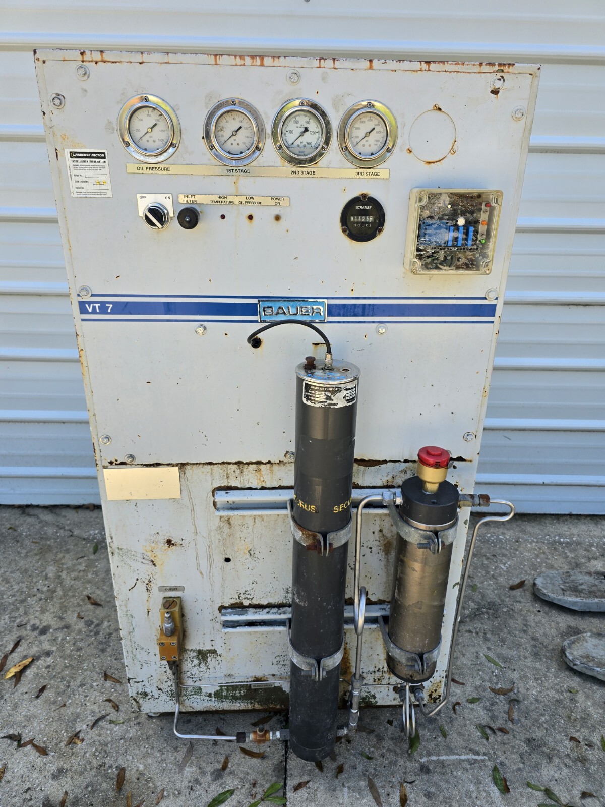 Bauer Scuba Paintball Scba Fire High Pressure Breathing Air Compressor ...