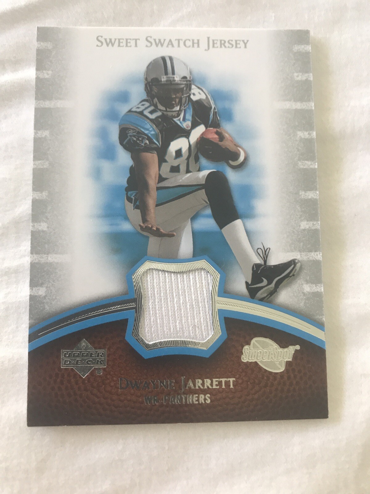 2007 UD NFL Sweet Spot Dwayne Jarrett Sweet Swatch Jersey SS-DJ2 ...
