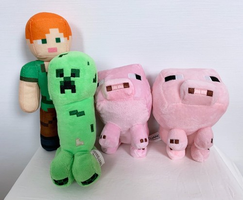 Official Minecraft Alex Character Video Game Plush Doll Bundle 20cm ...
