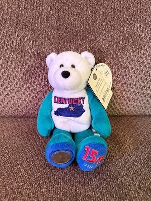 Kentucky State Quarter Coin Bear Plush #15 NEW w TAGS Limited Treasures ...