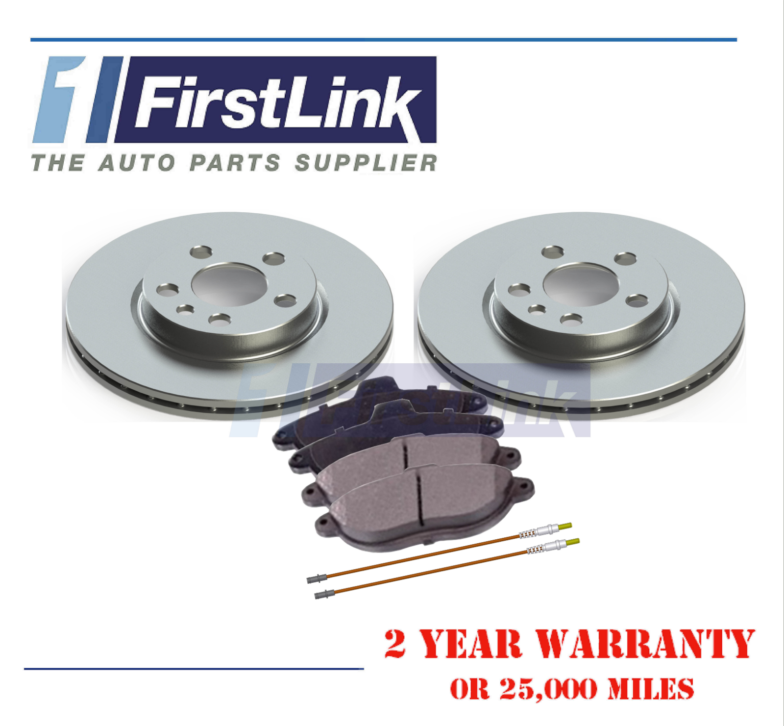 FITS- Citroen Dispatch MK1(95-07) 257mm 14"Wheels FWD Front Brake Discs ...