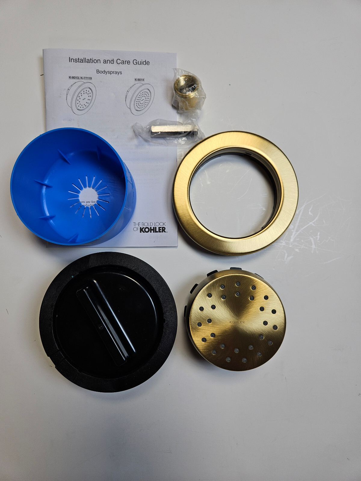 Kohler K-8013-AK-2MB Watertile Body Sprayer, Vibrant Brushed Moderne ...