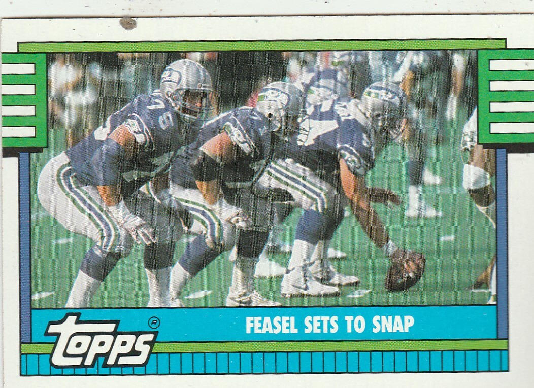 FREE SHIPPING-MINT-1990 Topps #526 Grant Feasel Seattle Seahawks | eBay
