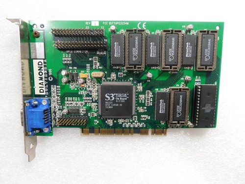 DIAMOND STEALTH 3D 2000 S3 VIRGE 86C325 4MB PCI VGA VIDEO GRAPHICS ...