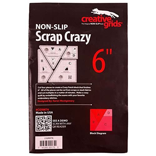 Scrap Crazy 6 Templates Quilt Ruler 4pc Set Cgrmt6 743285001750| eBay